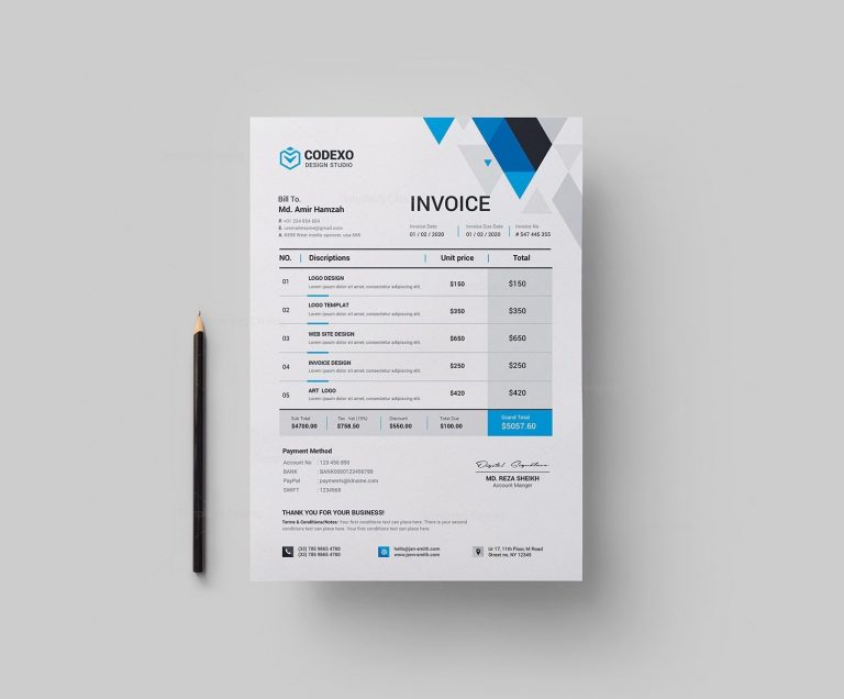 Contoh Template Invoice Terbaik untuk Bisnis, Gratis!