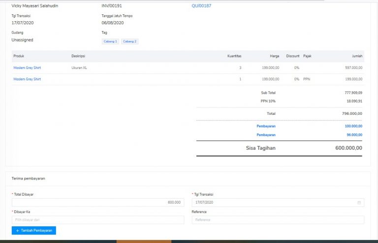 Contoh Template Invoice Terbaik untuk Bisnis, Gratis!