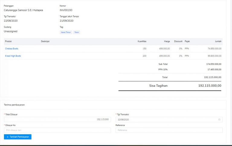 Contoh Template Invoice Terbaik untuk Bisnis, Gratis!