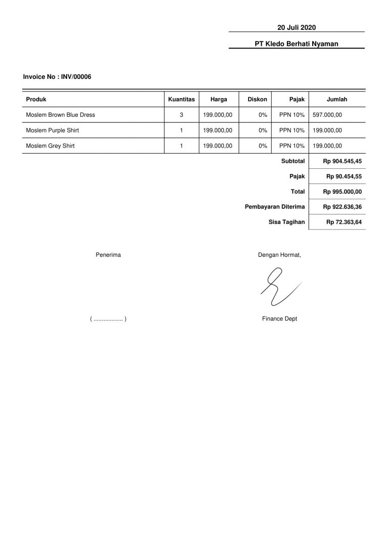 Invoice: Pembahasan, Format, dan Contoh yang Bisa Download