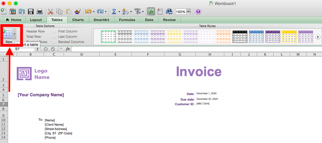 Cara Membuat Invoice Excel Dengan Mudah dan Sederhana - Kledo Blog