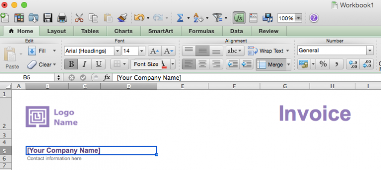 Cara Membuat Invoice Excel Dengan Mudah dan Sederhana - Kledo Blog