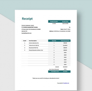 Download Tanda Terima PDF, Word, dan Excel Gratis