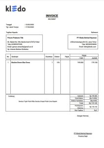 10 Tips dalam Membuat Desain Invoice Terbaik dan Contohnya - Kledo