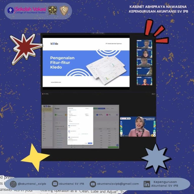 Digitalisasi Akuntansi Melalui Pelatihan dan Sertifikasi Kledo x IPB