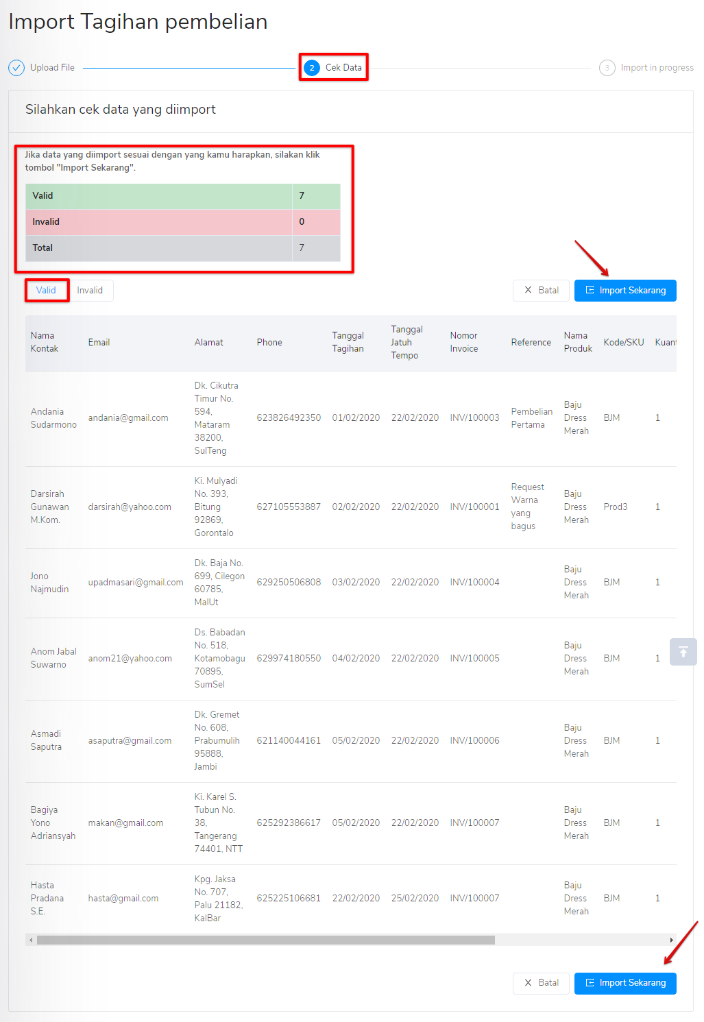 Cara Import Tagihan Pembelian (Purchase Invoice) - Kledo