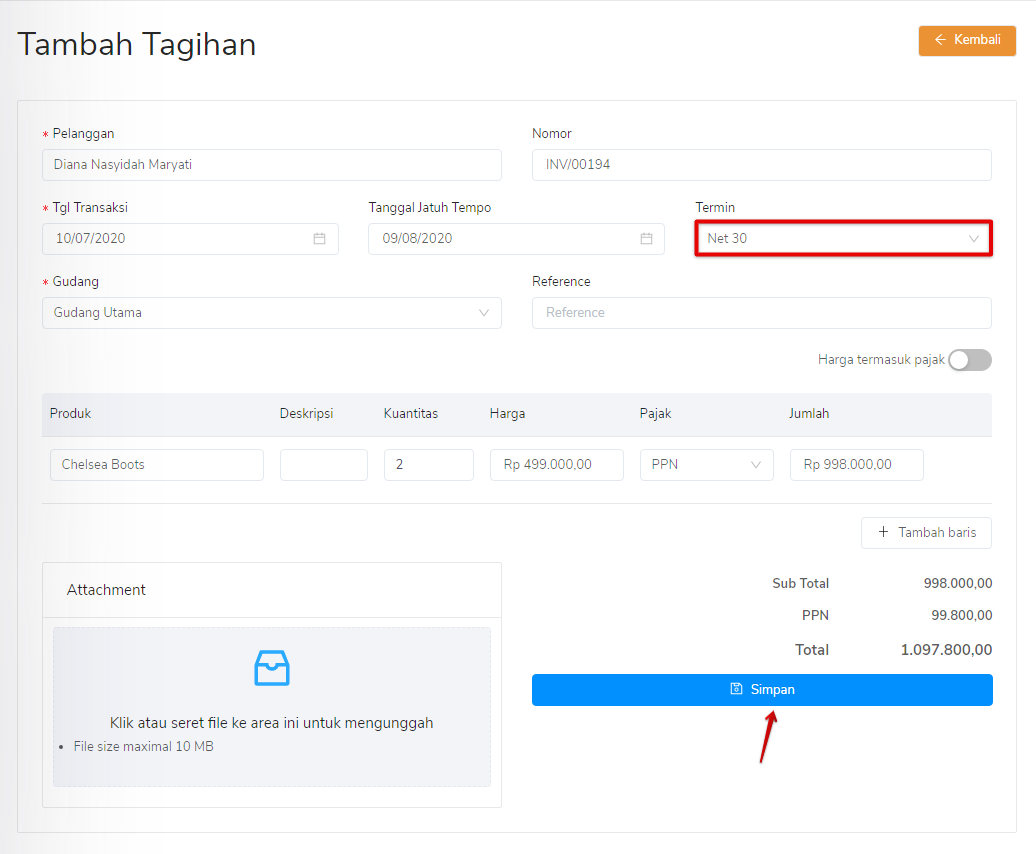 Cara Mencatat Cicilan -Software Akuntansi Kledo