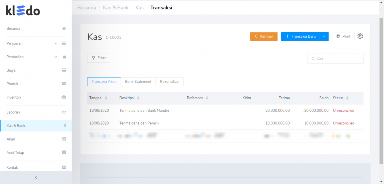 Cara Mencatat Modal Usaha Software Akuntansi Online Kledo
