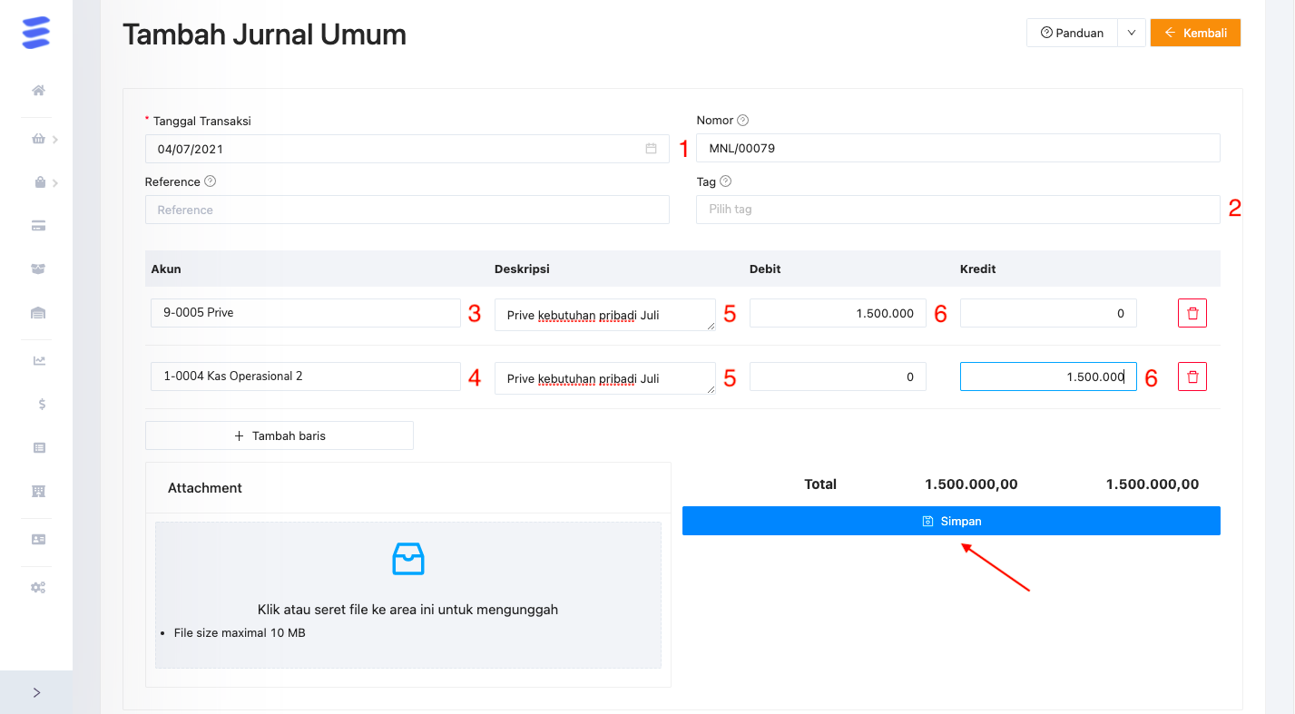 Cara Mencatat Prive - Software Akuntansi Kledo