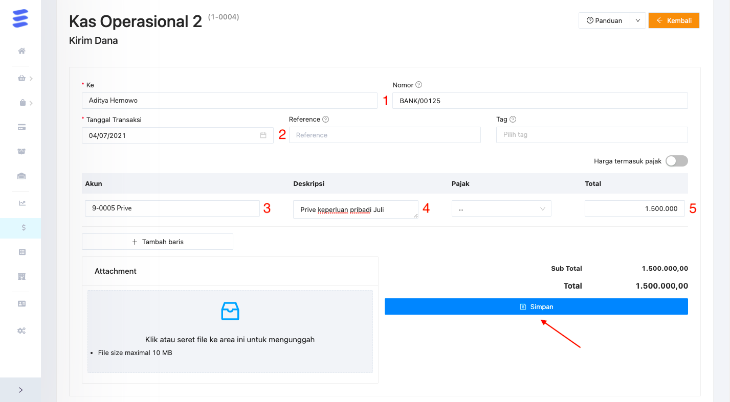 Cara Mencatat Prive - Software Akuntansi Kledo
