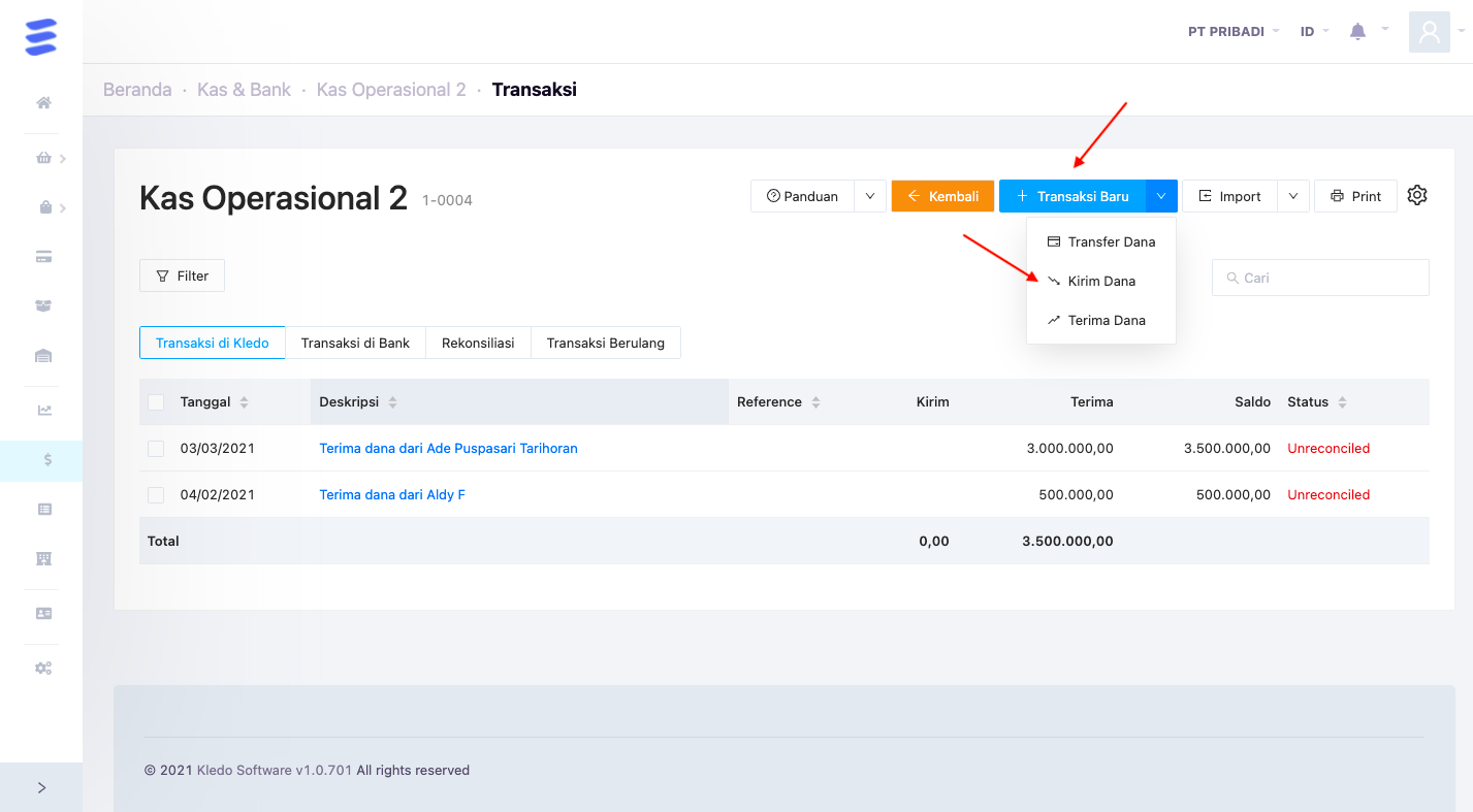 Cara Mencatat Prive - Software Akuntansi Kledo